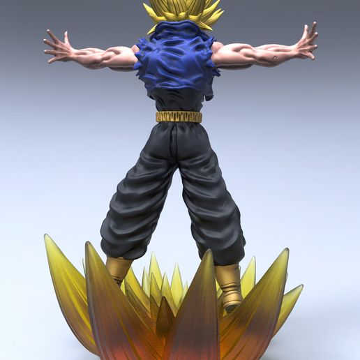 🐉 Trunks - Dragon Ball Z for 3D print model・ STL File for 3D printing・Cults