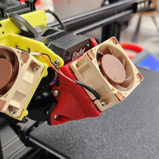 💭 Ender 3 Sprite Pro noctua fan mounts・ STL File for ・Cults