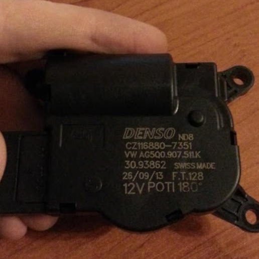 🚗 Heater Blower Flap Actuator Volkswagen Passat - Skoda Octavia Iii ...