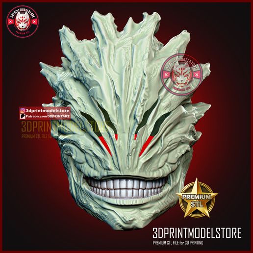 🪖 Mahito Final Form Mask - Jujutsu Kaisen Cosplay Helmet・ 3D File for ...