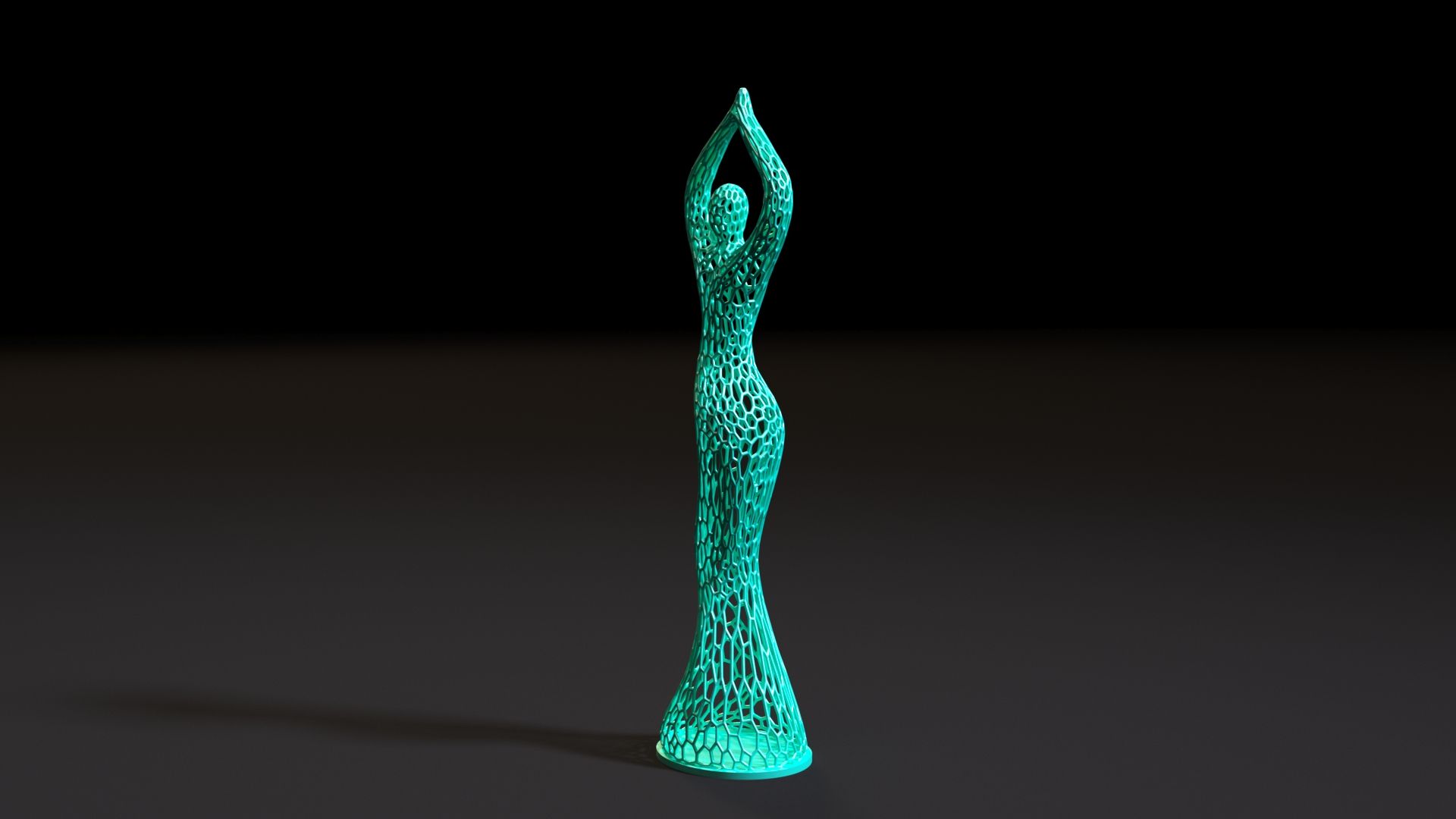 Archivo 3D Estatuilla de una mujer que baila 2・Diseño para descargar y imprimir en 3D・Cults