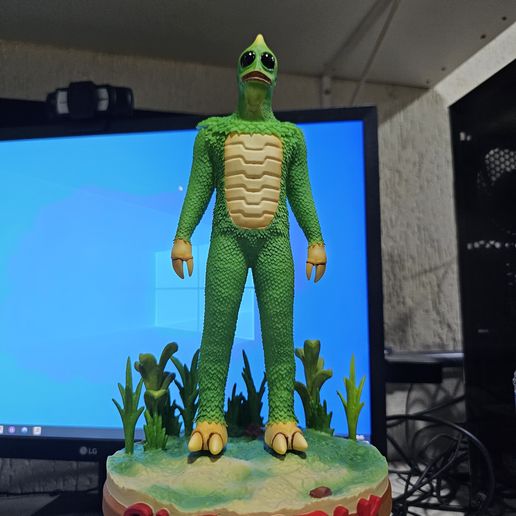 🗿 Land of the Lost - Sleestak - Fanart・ STL File for 3D printing・Cults