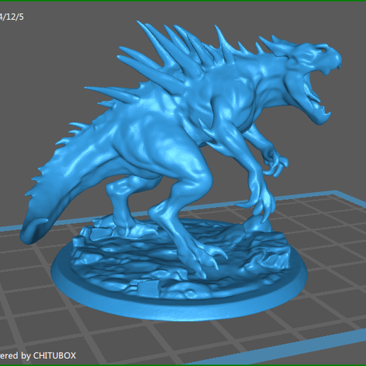 STL file DnD Tarrasque 🎲 ・3D printable model to download・Cults