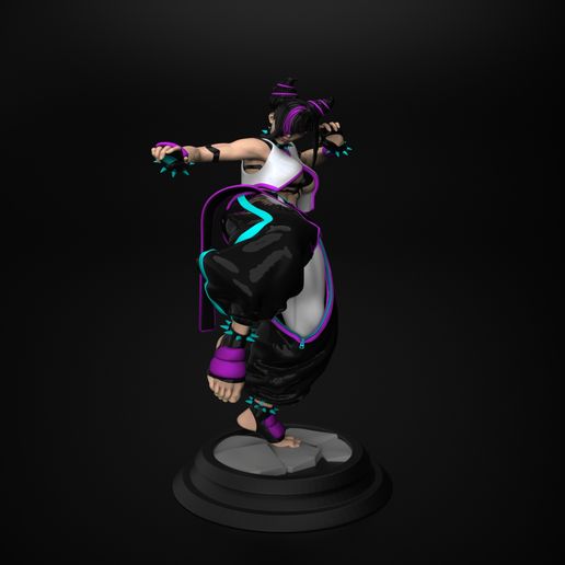 🗿 Street fighter 6 JURI HAN・Archivo STL para ・Cults