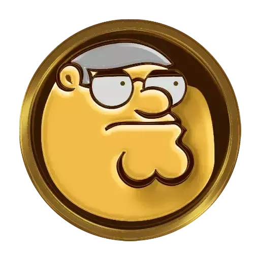 🦅 peter griffin fortnite medallion・ STL File for ・Cults
