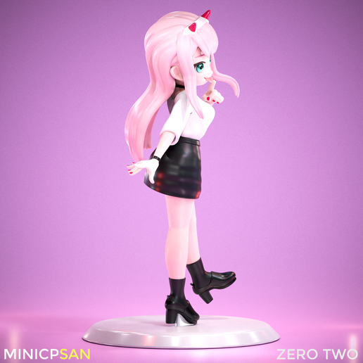 🇯🇵 Zero Two - Playful Street Style Outfit - Darling in the Franxx Anime ...