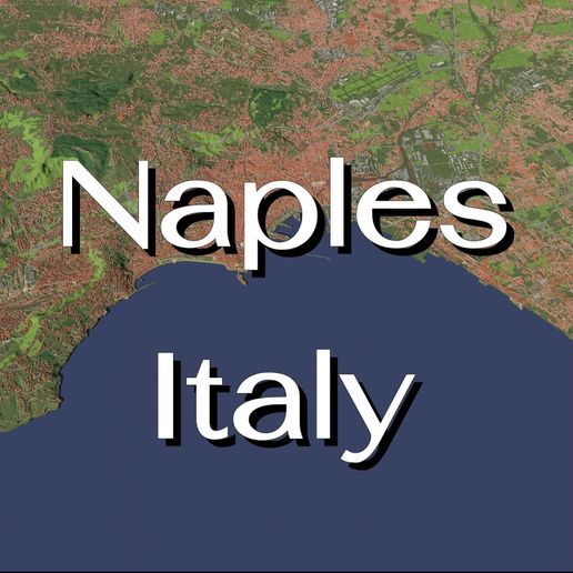 STL file Naples Italy - city and urban 🇮🇹 (OBJ)・Model to download and ...
