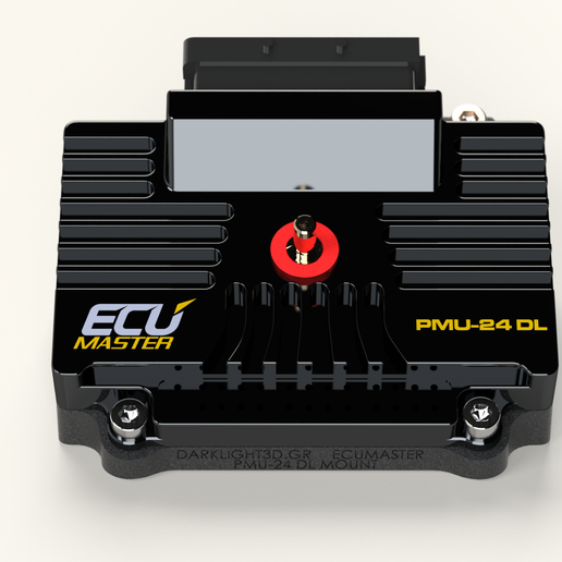 🆕 ECUMASTER NEW PMU-24 DL MOUNT / BRACKET・ STL File for 3D printing・Cults