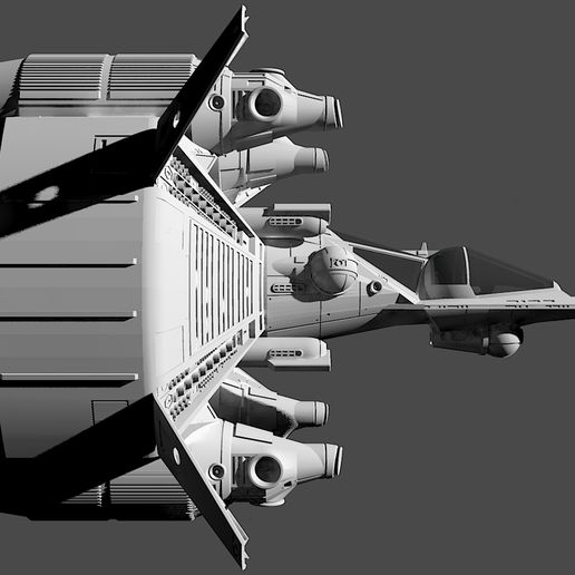 🚀 1/35 and 1/72 Gunstar (The Last Starfighter)・ 3D File for 3D printing ...