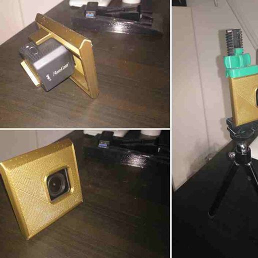 Free STL file Universal Tripod Mount Cameras with M6 nut adapter 🔩 ・3D ...