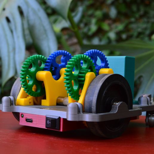 🤖 PochiBot - Line Follower Robot・ STL File for 3D printing・Cults