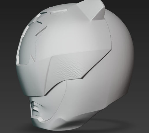 🌆 Kyuranger Sentai Koguma SkyBlue head・ STL File for 3D printing・Cults