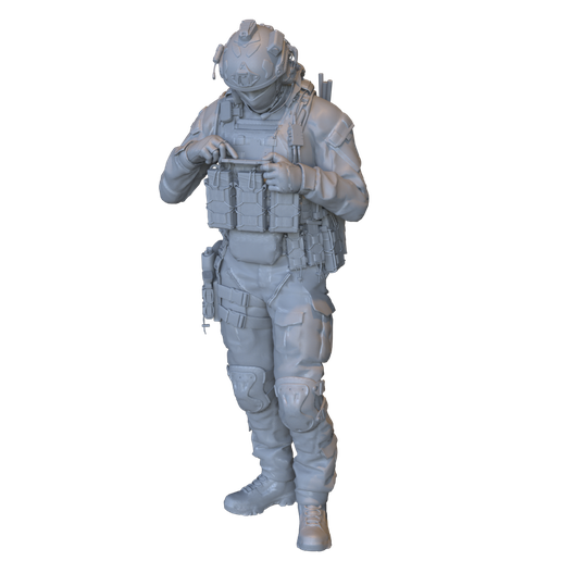 STL file Modern soldier 46 🫡 ・3D printer design to download・Cults