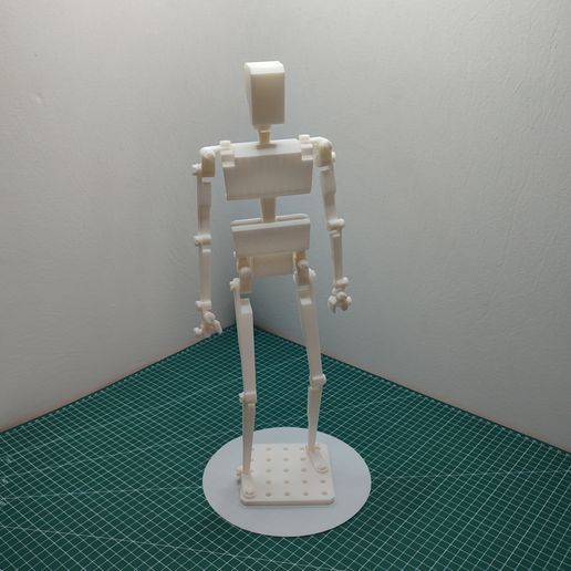 3D file Poseable Human Figure, Action Figure, Statue 🤖 ・3D print model ...