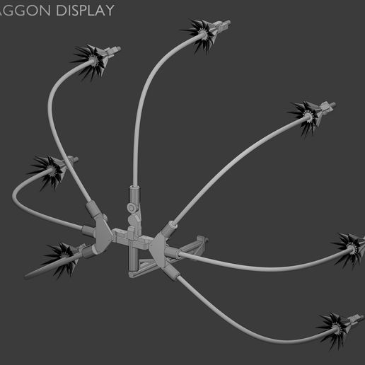 🤖 DRAGGON DISPLAY 01: RG SHIRANUI PACK・ 3D File for 3D printing・Cults