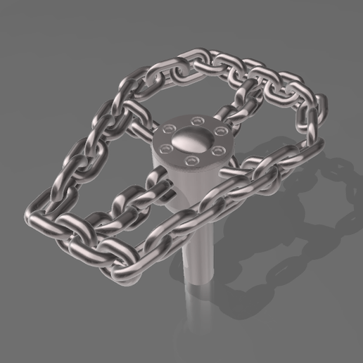 ⚰️ Casket / Coffin Chain link Steering Wheel - scale model・ STL File ...