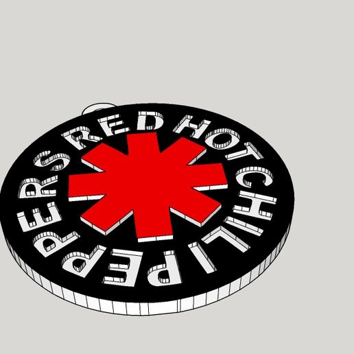 STL file Keychain Red Hot Chile Peppers- Keychain 🗝️ ・3D printer model ...