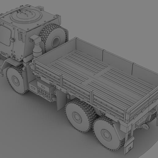 🚚 IDF FMTV TRUCK 3D print model・ STL File for 3D printing・Cults