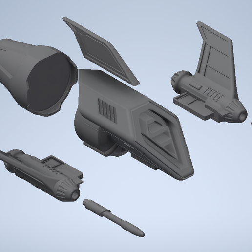 OBJ file XL-15 CUSTOM KIT 🚀 ・3D print design to download・Cults