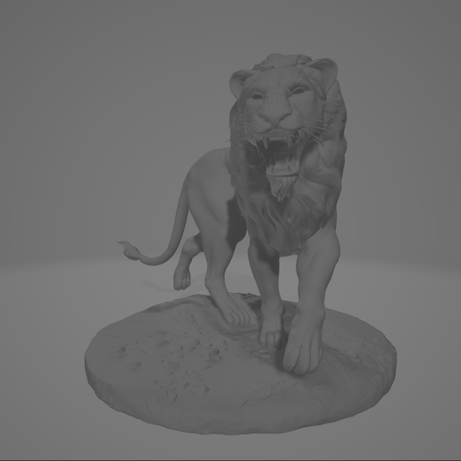 🦁 Lion・ STL File for 3D printing・Cults