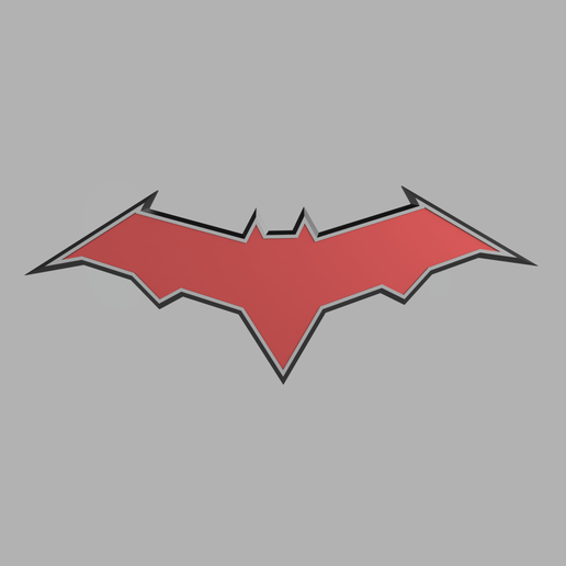 🎭 RED HOOD EMBLEM (LOGO)・ STL File for ・Cults