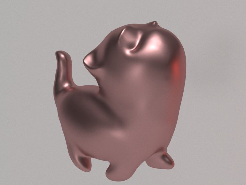 OBJ file Cat - Cat・3D printing idea to download・Cults