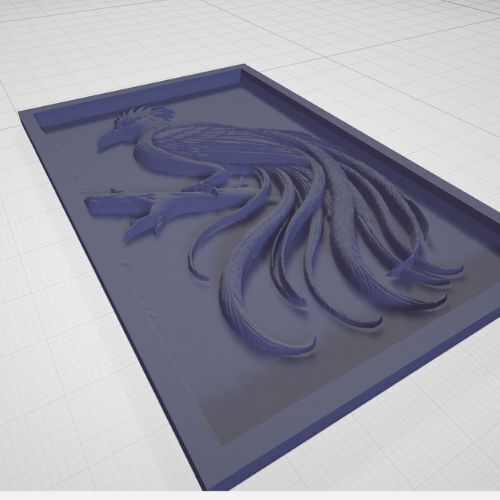 🐦 Majestic Bird of Paradise 3D Model for CNC – Detailed STL File・ STL ...
