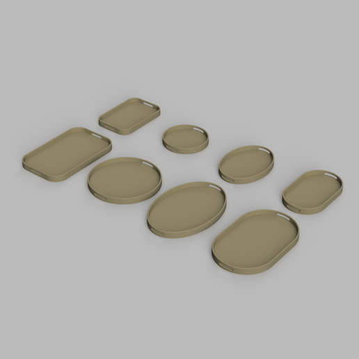 🌆 1/12 Scale Miniature Tray STL set (8 pieces) for Dollhouses and ...
