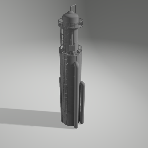🪖 N Scale Gas Storage Tank・ STL File for 3D printing・Cults