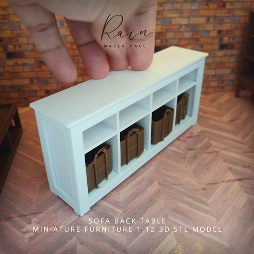 🔙 Sofa Back Table Miniature Furniture | Mini Furniture | Dollhouse ...