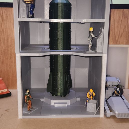 🚧 118 Construction Set - 08 - Missile Silo・ 3D File for 3D printing・Cults