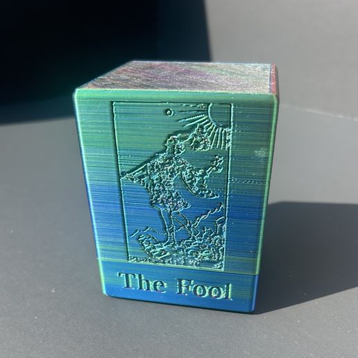 🪄 MTG Deckbox Commander The Fool Tarot Card・ STL File for 3D printing・Cults