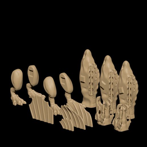 🆓 Tremors Blasters - Support Free・ STL File for 3D printing・Cults