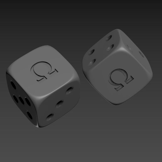 🎲 Omega Dice・Free 3D File for 3D printing・Cults