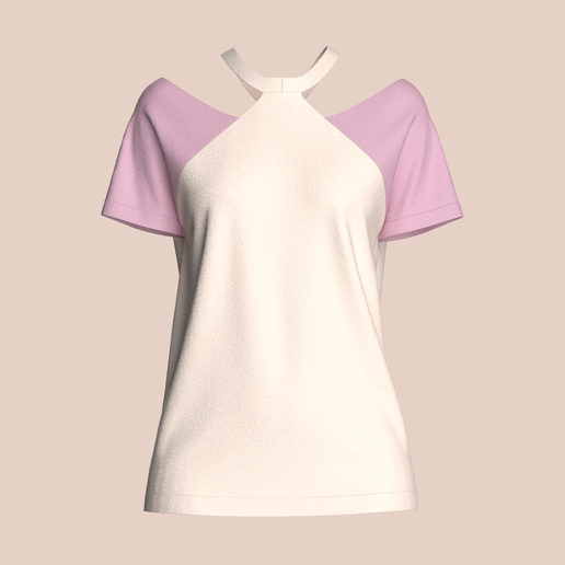 👗 Ladies Pink Tops V2 | Marvelous / Clo3d / obj / fbx・ 3D File for 3D ...