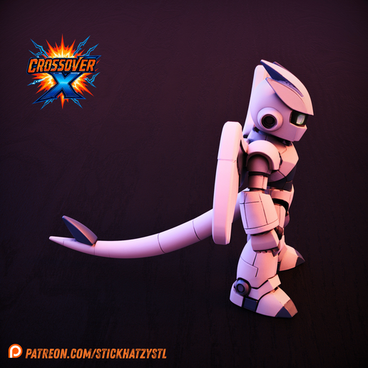 🎨 Lugia Humanoid x Medabot | STL Model | Anime/Game Fusion Fan Art・ STL ...