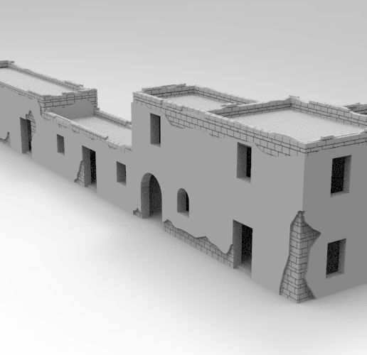 🚆 The Alamo - complete diorama・ 3D File for 3D printing・Cults