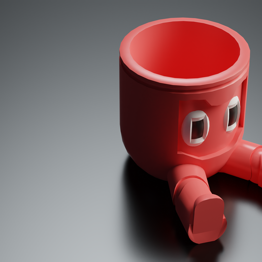 Free STL file Robot Desk Cup 🤖 ・3D printing idea to download・Cults