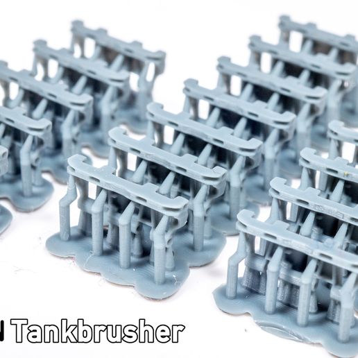 🧊 Type 7 w/o ice cleats workable track in 1/35th scale for Panzer III ...