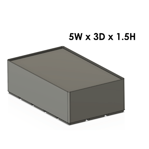 📦 Gridfinity Boxes Filled-in (Fusion 360)・ 3D File for 3D printing・Cults