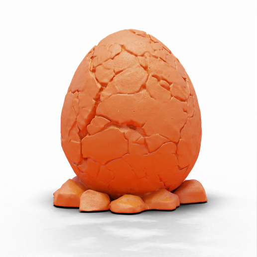 cracking egg dinosaur