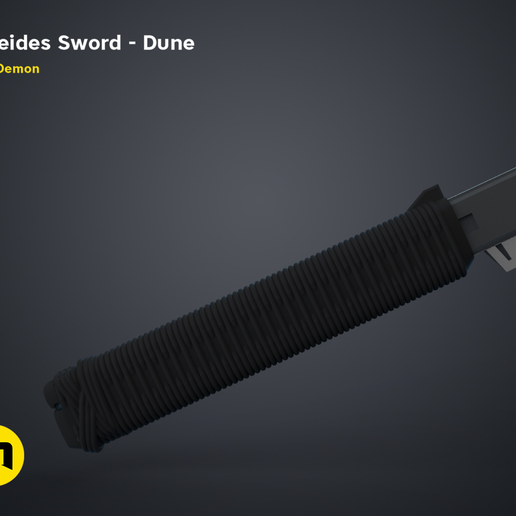 🗡️ Atreides Sword 4 - Dune・ 3D File for ・Cults