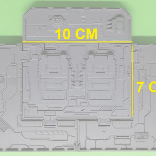 🎲 Mecha Base Hangar - SET A・ STL File for ・Cults