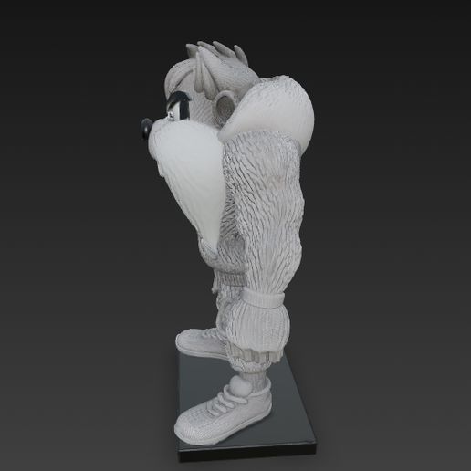 😈 Tasmanian Devil Figure (Stylized Taz Model)・ STL File for 3D printing ...