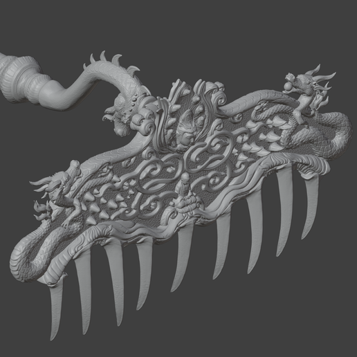 🇨🇳 Zhu bajie's nine-toothed rake - Black Myth Wukong・ STL File for 3D ...