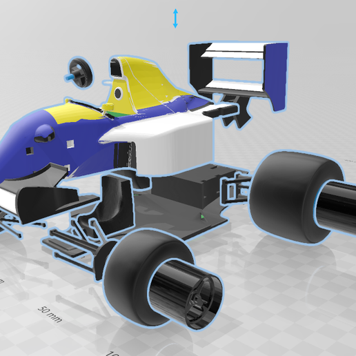 🆓 Williams FW14 - Tooned Style FREE model・Free STL File for 3D printing ...