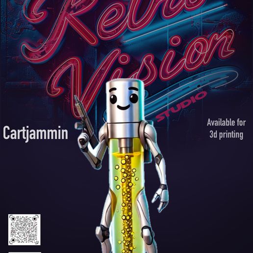 👾 CartJammin Fortnite・Free 3D File for 3D printing・Cults