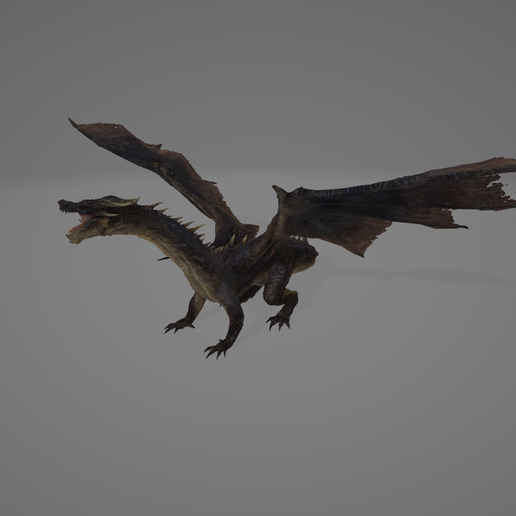 👹 MONSTER HUNTER FATALIS・ STL File for 3D printing・Cults