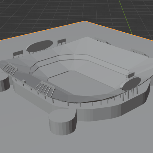 🏟️ ARROWHEAD STADIUM (KANSAS CITY CHIEFS)・ STL File for 3D printing・Cults