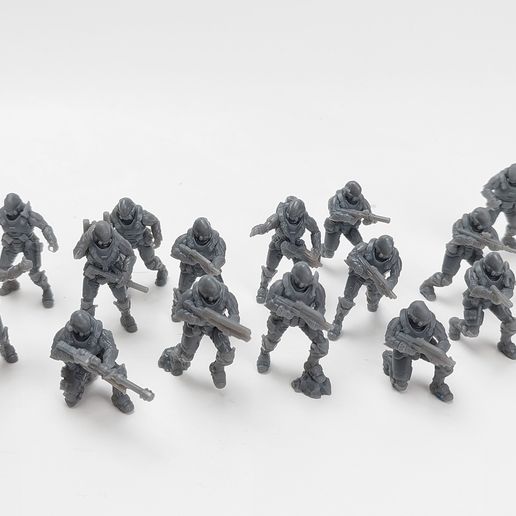 😇 United Humanity S3 in SPI Armor - 30mm STL Pack・ 3D File for 3D ...
